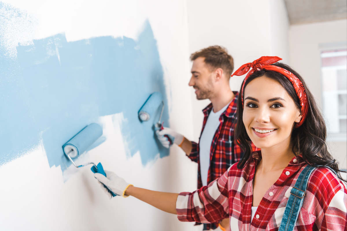 Astuce : quel pan de mur peindre pour agrandir une pièce ? - Husk Design