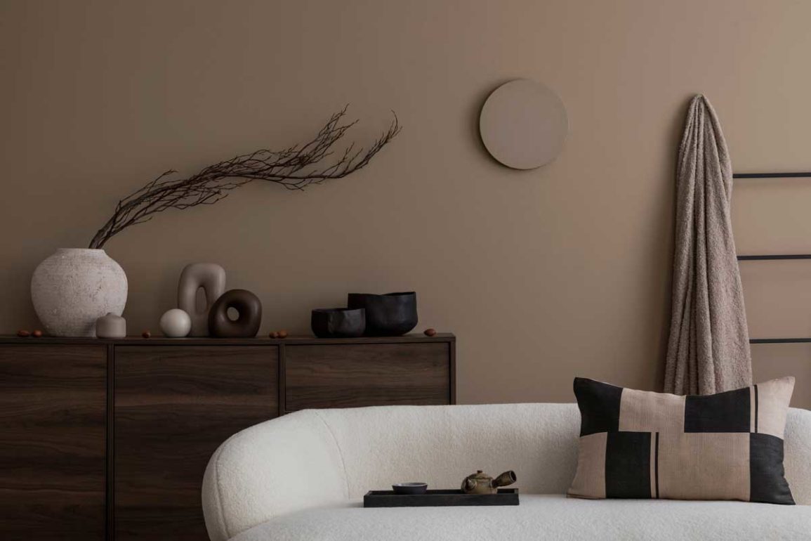 Zoom sur le Mocha Mousse, couleur Pantone de 2025 - Husk Design